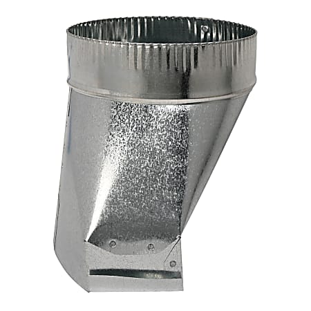 Deflecto 7 Galvanized Round Transition For Ranges Silver DGT37 - Office ...