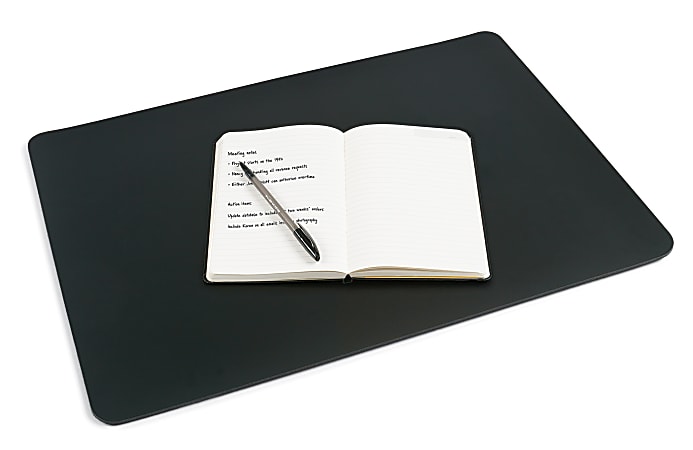 RealSpace Brand Ultra Smooth Writing Surface With Antimicrobial Protection 12 H x 17 W Black Office Depot