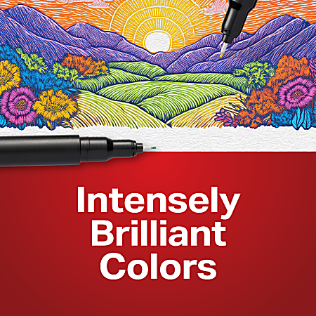 Sharpie Fine Point Pens Fine Point Black Barrels Blue Ink Pack Of 12 ...