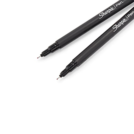 Sharpie Fine Point Pens Fine Point Black Barrels Red Ink Pack Of 12 ...