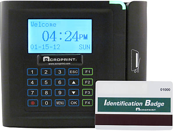 timeQplus Ethernet Time Clock With Magnetic Stripe System 50 250 ...