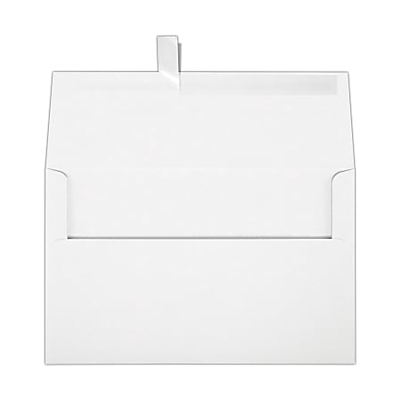 LUX Invitation Envelopes A10 Peel Press Closure White Pack Of 500 ...