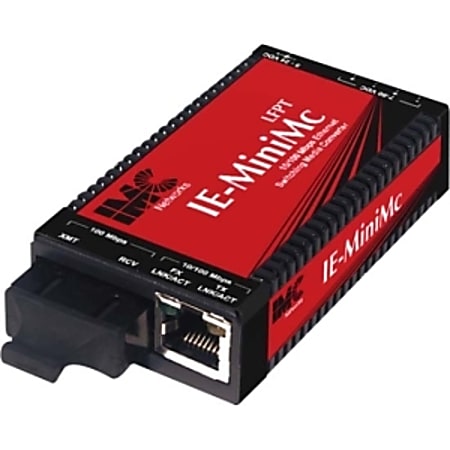 IMC IE MiniMc Industrial Ethernet Media Converter - Office Depot