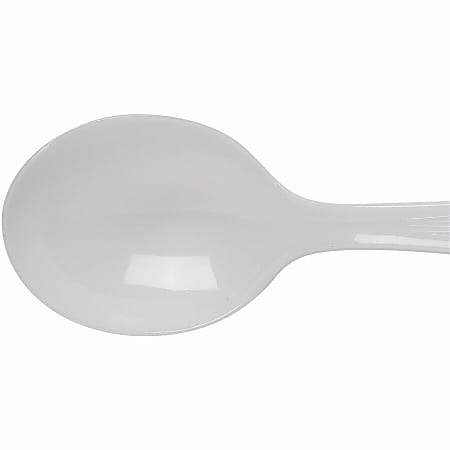 Dixie Heavyweight Utensils Soup Spoons White Box Of 100 - Office Depot