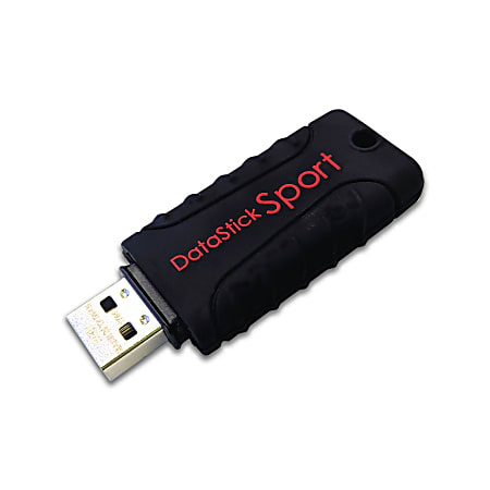 Centon DataStick Sport USB 2.0 Flash Drive 64GB Black - Office Depot