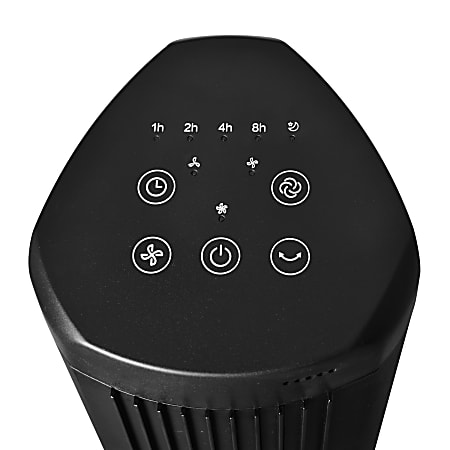 Seasons Comfort 3 Speed Oscillating Tower Fan with Remote 40 In. Black ...
