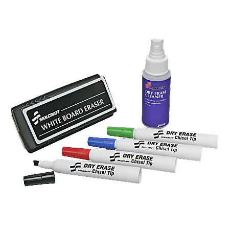SKILCRAFT Dry Erase Starter Kit AbilityOne 7520 01 557 4971 - ODP ...