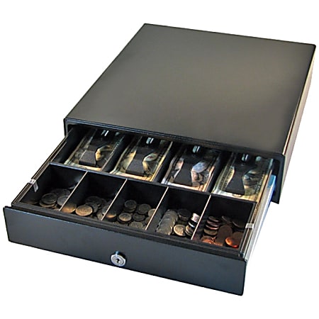 APG Cash Drawer Vasario 1616 Cash Drawer 5 Bill x 5 Coin Dual Media ...
