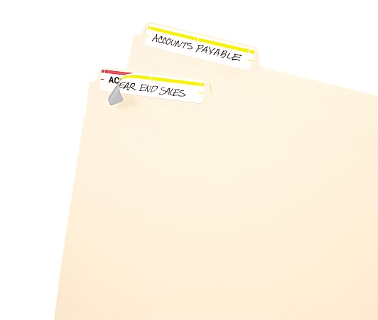 Avery File Folder Labels On 4 x 6 Sheet With Easy Peel 5209 Rectanlge ...