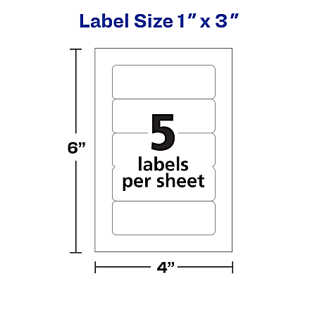 rectangle label template word