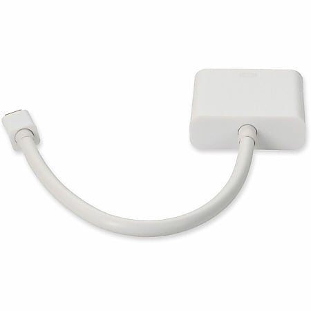 Addon White Mini Displayport To Vga Mdisplayport2Vgaw - Office Depot