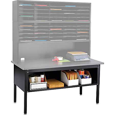 Safco E Z Sort Mailroom Furniture Sorting Table 28 H x 60 W x 30 D ...