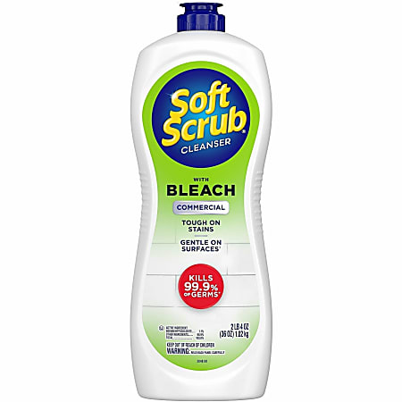 Soft Scrub Cleanser With Bleach 36 Oz Bottle - Office Depot