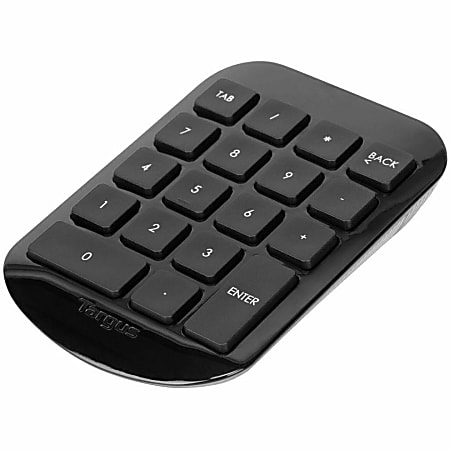 Targus Wireless Numeric Keypad BlackGray - Office Depot