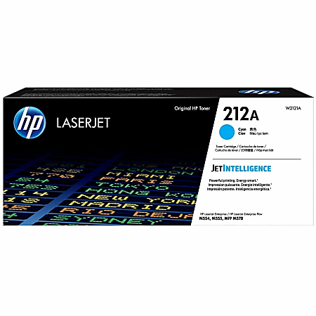 HP 212A Cyan Toner Cartridge W2121A - Office Depot