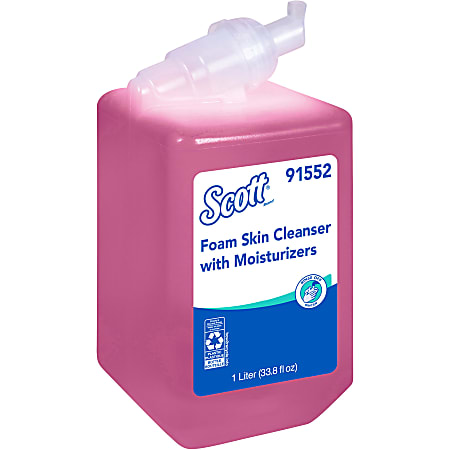 Scott Foam Skin Cleanser Soap Floral Scent 33.8 Oz Case Of 6 Bottles ...