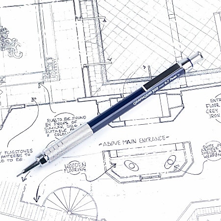Pentel Graph Gear 500 Automatic Drafting Pencils 0.7 mm Blue Barrel ...