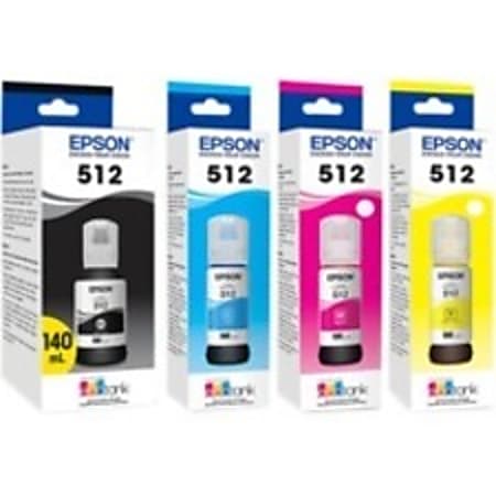 Epson 512 EcoTank Yellow High Yield Ink Bottle T512420 S - Office Depot