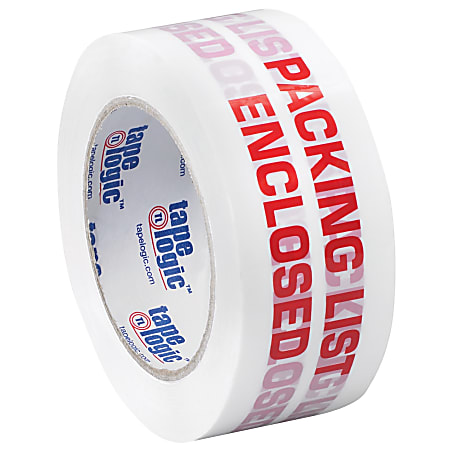 Tape Logic Packing List Enclosed Preprinted Carton Sealing Tape 3 Core ...