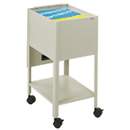 Safco Mobile File Tub Putty - Office Depot