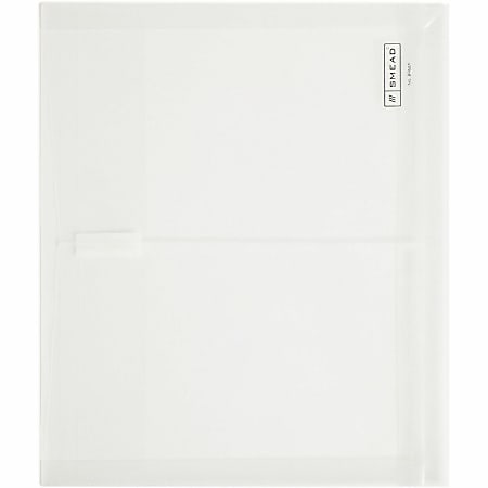 Smead Poly Envelopes Letter Size Side Opening Clear Pack Of 5 - Office ...