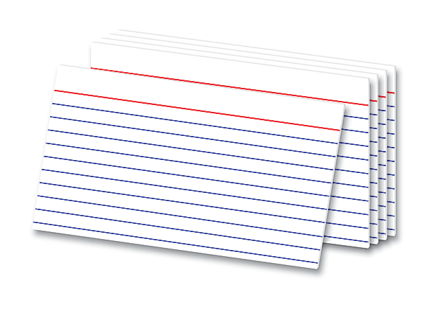 OfficeMax Heavyweight Index Cards 3 x 5 Pack Of 100 - Office Depot