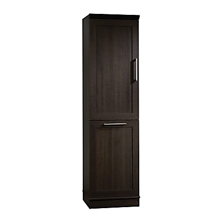 Sauder HomePlus Tilt Out Wood Storage Cabinet 3 Shelves Dakota Oak Office Depot