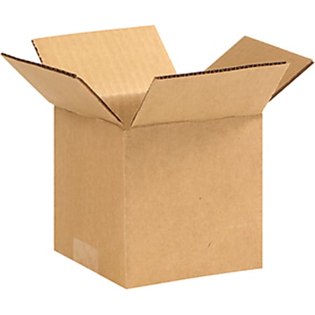 Partners Brand Corrugated Cube Boxes 5 x 5 x 5 Kraft Pack Of 25 ...