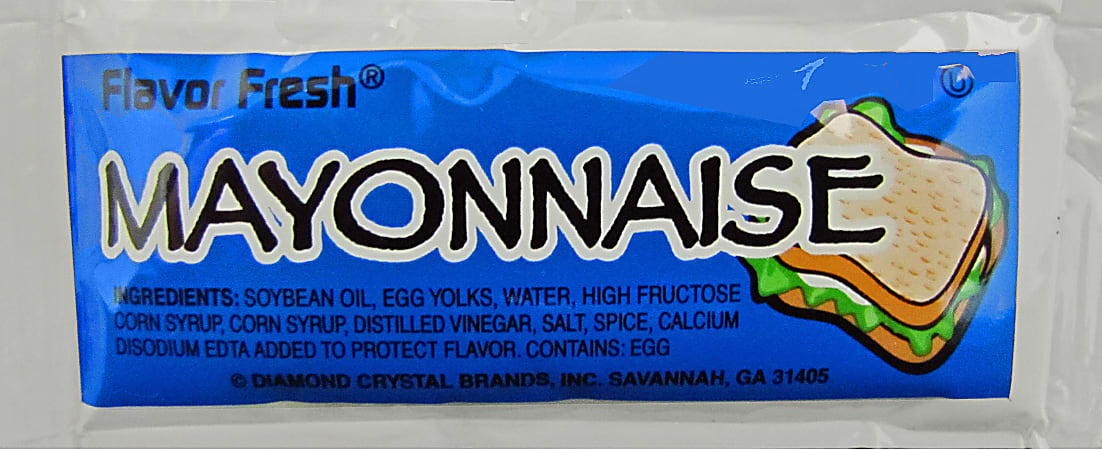 Flavor Fresh Mayonnaise Single Serve Packets 9 Grams Pack Of 200 ...
