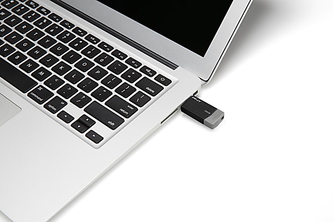 PNY USB 3.0 Flash Drive 256GB Black - Office Depot