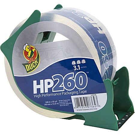 Duck HP260 Packaging Tape In Dispenser 2 x 60 Yd. Clear - Office Depot