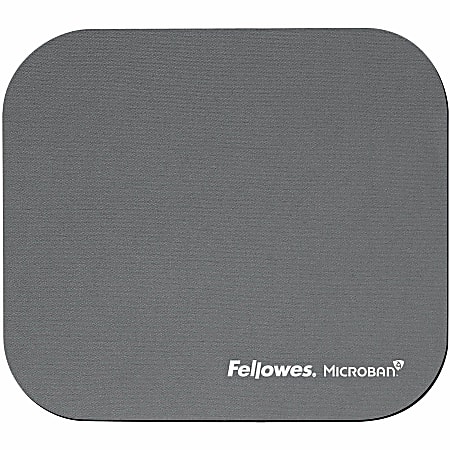 Fellowes Mouse Pad With Microban 8 x 9 Graphite - Office Depot