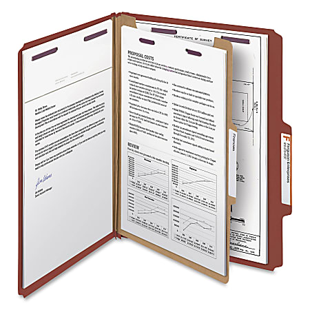Smead Classification Folders Pressboard With SafeSHIELD Fasteners 1 ...