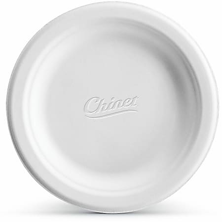 Chinet Round Paper Dinnerware 6 Diameter 100percent Recycled White ...