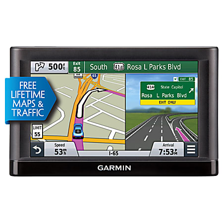Garmin n vi 66LMT Automobile Portable GPS Navigator - Office Depot