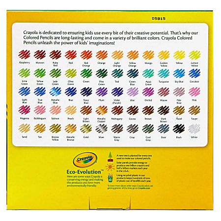 Crayola Colored Pencils Assorted Colors Set Of 100 Pencils - Office Depot