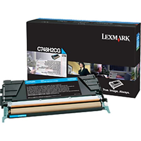 Lexmark High Yield Laser Toner Cartridge Cyan 1 Pack 10000 Pages ...