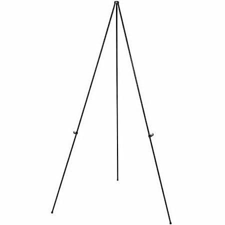 MasterVision Instant Display Easel Light Duty 15 to 63 High Steel Black ...