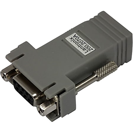 Lantronix DCE Adapter - 1 x RJ-45 Male - 1 x DB-9 Female Serial