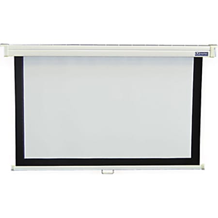 VUTEC Manual Roll Down Projection Screen - Office Depot