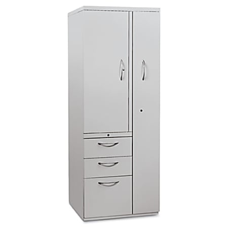 HON Flagship Personal Storage Tower with BoxBoxFile Drawers Light Gray ...