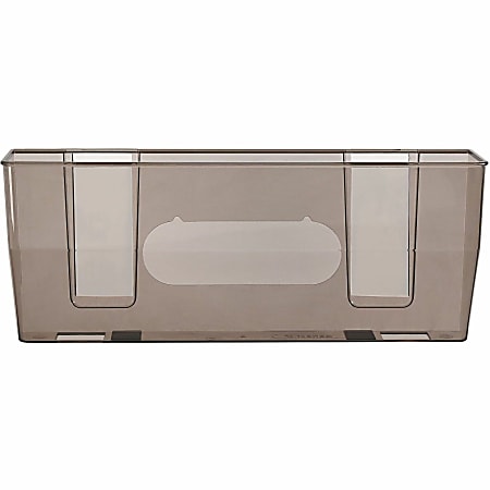 Deflecto Magnetic Wall File Pocket Smoke - Office Depot