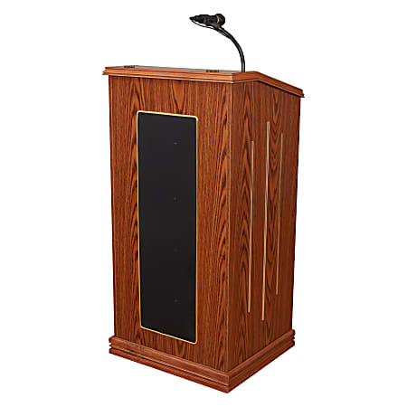 Oklahoma Sound The Prestige Lectern Medium Oak - ODP Business Solutions