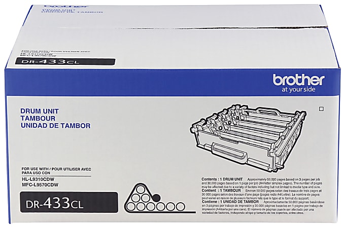 Brother DR433CL Extra High Yield Color Drum Unit - Office Depot