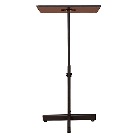 Oklahoma Sound Portable Presentation Lectern Stand Cherry - Office Depot