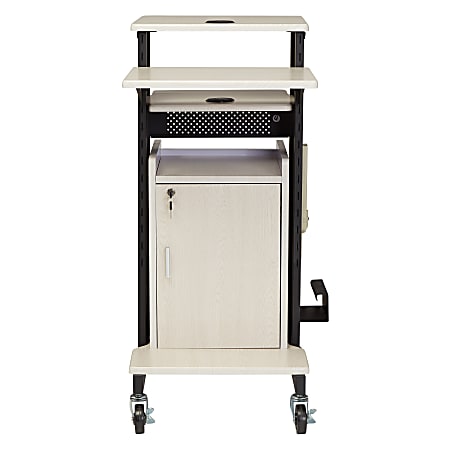 Oklahoma Sound Premium Plus Presentation Cart With Storage Cabinet ...