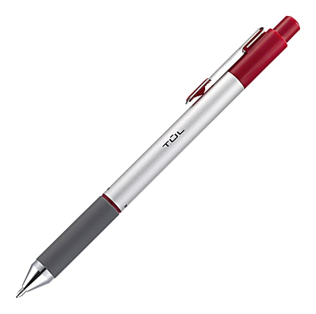 TUL BP Series Retractable Ballpoint Pens Medium Point 1.0 mm Silver ...