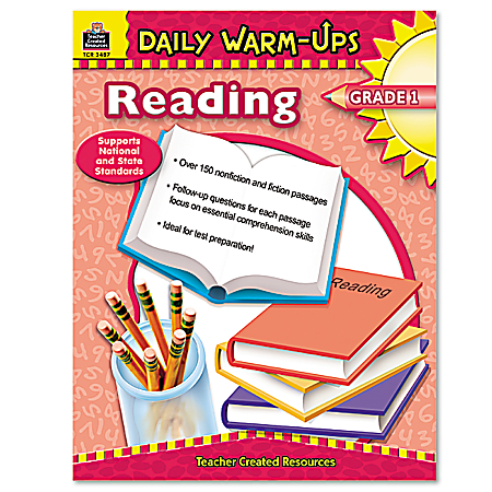Teacher Created Resources Grade 1 Daily Warm Ups Reading Workbook ...