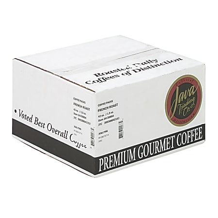 Java Trading Co. Distant Lands Single Serve Coffee Packs French Roast ...