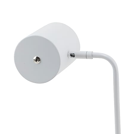 Realspace Barsi Desk Lamp With USB Charging Port 14 H White - Office Depot